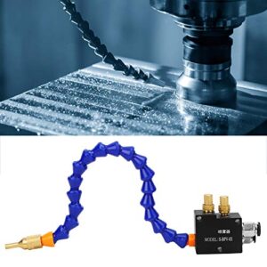 Mist Coolant Lubrication Spray System Aluminium Alloy Plastic for Metal Cutting Engraving Cooling Sprayer Machine for Air Pipe CNC Lathe Milling Drill 0-68cst Use Liquid Viscosity Range