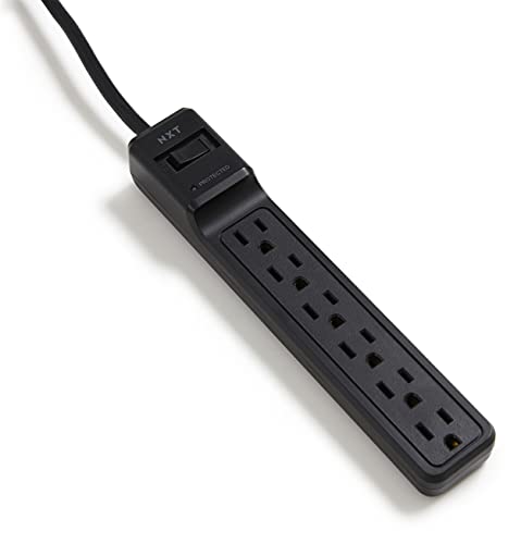 NXT Technologies 24373161 6-Outlet Surge Protector 4Ft Cord 600 Joules