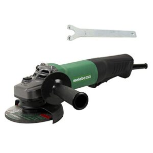 metabo hpt angle grinder, 4.5-inch, 10.5 amp, paddle switch | g12se3