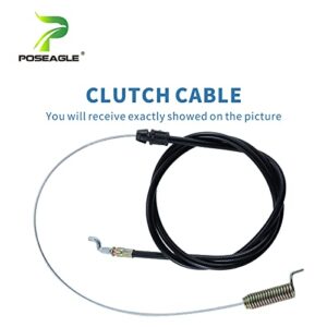 POSEAGLE 946-04256 Clutch Cable Compatible with MTD 946-04256, Craftsman 946-04256, 946 04256, MTD 746-04256, Craftsman 746-04256, 746 04256