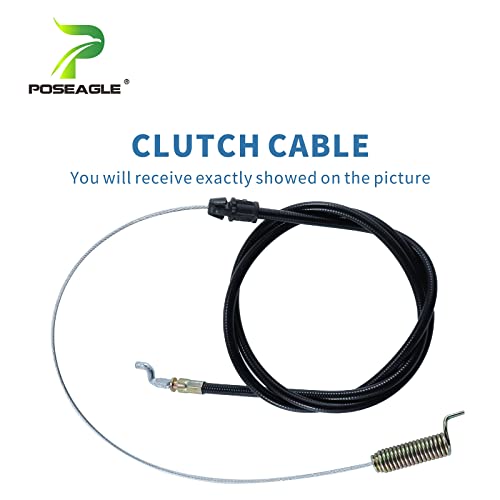 POSEAGLE 946-04256 Clutch Cable Compatible with MTD 946-04256, Craftsman 946-04256, 946 04256, MTD 746-04256, Craftsman 746-04256, 746 04256