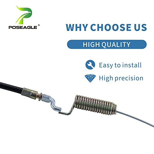 POSEAGLE 946-04256 Clutch Cable Compatible with MTD 946-04256, Craftsman 946-04256, 946 04256, MTD 746-04256, Craftsman 746-04256, 746 04256