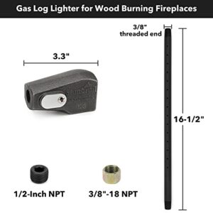 Stanbroil Universal Gas Log Lighter Starter with Mixer for Natural Gas Wood Burning Fireplaces