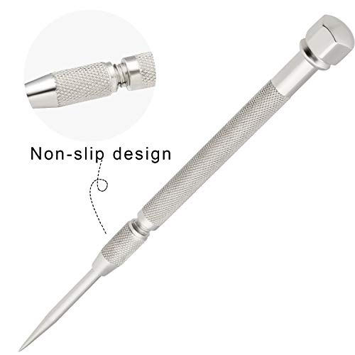 PAGOW 70A Pocket Scriber Tool, Metal Scribe for Welding Marking Pen, Carbide Steel Point for Glass/Ceramics/Metal Sheet, Point Length 2-7/8", Handle Diameter 3/8"