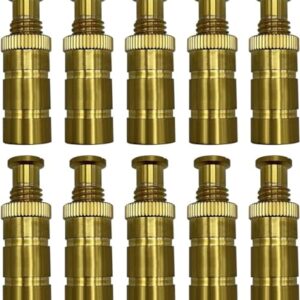 Poolzilla Pool Safety Cover Brass Anchors for Concrete and Pavers - 10 Pack - Universal Fit