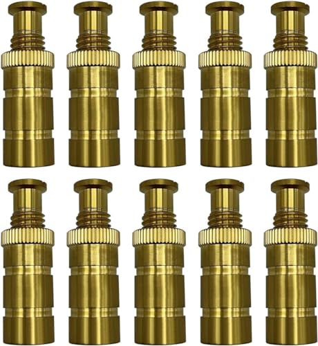 Poolzilla Pool Safety Cover Brass Anchors for Concrete and Pavers - 10 Pack - Universal Fit