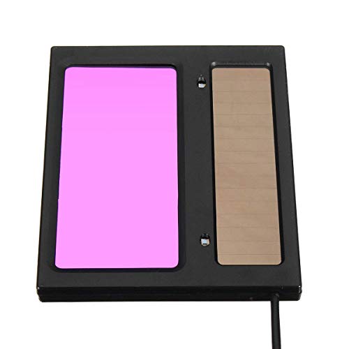 Solar Auto Darkening Welding Lens Panel Welding Helmet Replacement Lens Welder Tool Kit for Electric Welding 110 X 90 X 10 mm