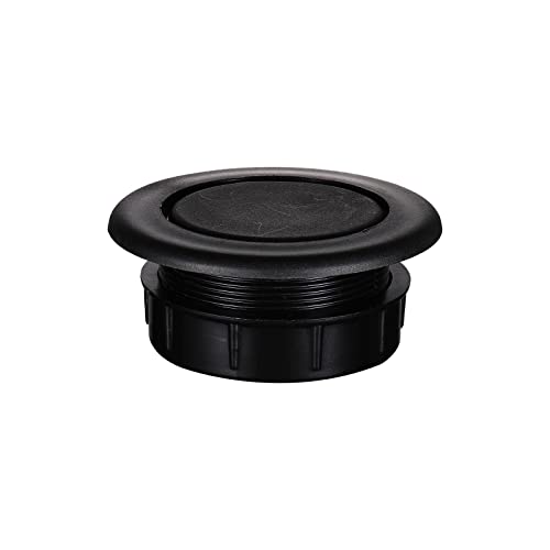 SUQ I OME 2 inch Outdoor Patio Thick Parasol Umbrella Hole Ring Plug and Cap Set, for Parasol Umbrella Table Hole Cover Insert(Black