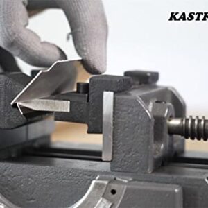 KASTFORCE KF5007 4 Inch 100mm Vise Mount Metal Brake Bender Attachment Bending Max Capacity 14 Gauge 2mm Mild Steel 1/8" Aluminum