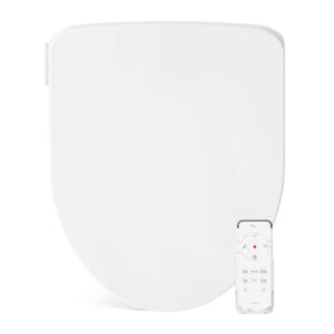 bio bidet by bemis slim three smart bidet toilet seat, elongated, white