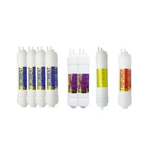 8ea premium replacement water filter 1 year set for sk magic: wpu-4500ro - 1 micron