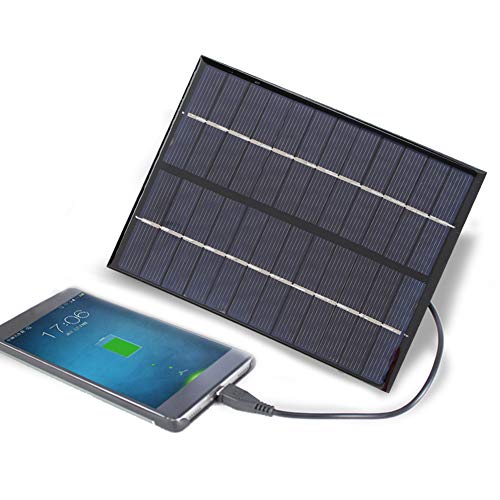 【𝐂𝐡𝐫𝐢𝐬𝐭𝐦𝐚𝐬 𝐆𝐢𝐟𝐭】 12V Pv Panel Eco Panels Solar Module, Solar Charger, Polycrystalline Silicon Long Trip for Mountaineering Rock Climbing Camping