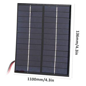 【𝐂𝐡𝐫𝐢𝐬𝐭𝐦𝐚𝐬 𝐆𝐢𝐟𝐭】 12V Pv Panel Eco Panels Solar Module, Solar Charger, Polycrystalline Silicon Long Trip for Mountaineering Rock Climbing Camping