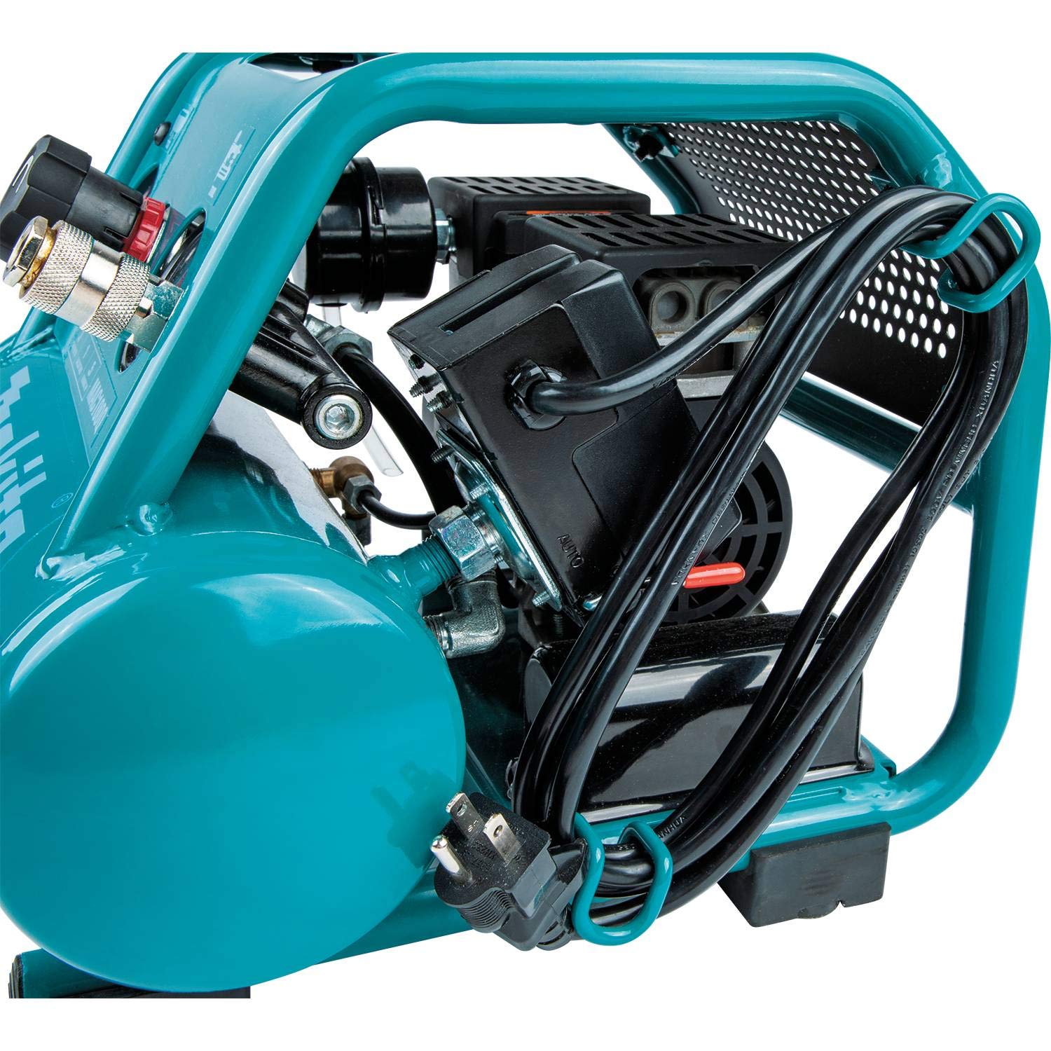 Makita MAC100QK1 Quiet Series 1/2 HP, 1 Gallon Compact, Oil-Free, Electric Air Compressor, and 18 Gauge Brad Nailer Combo Kit