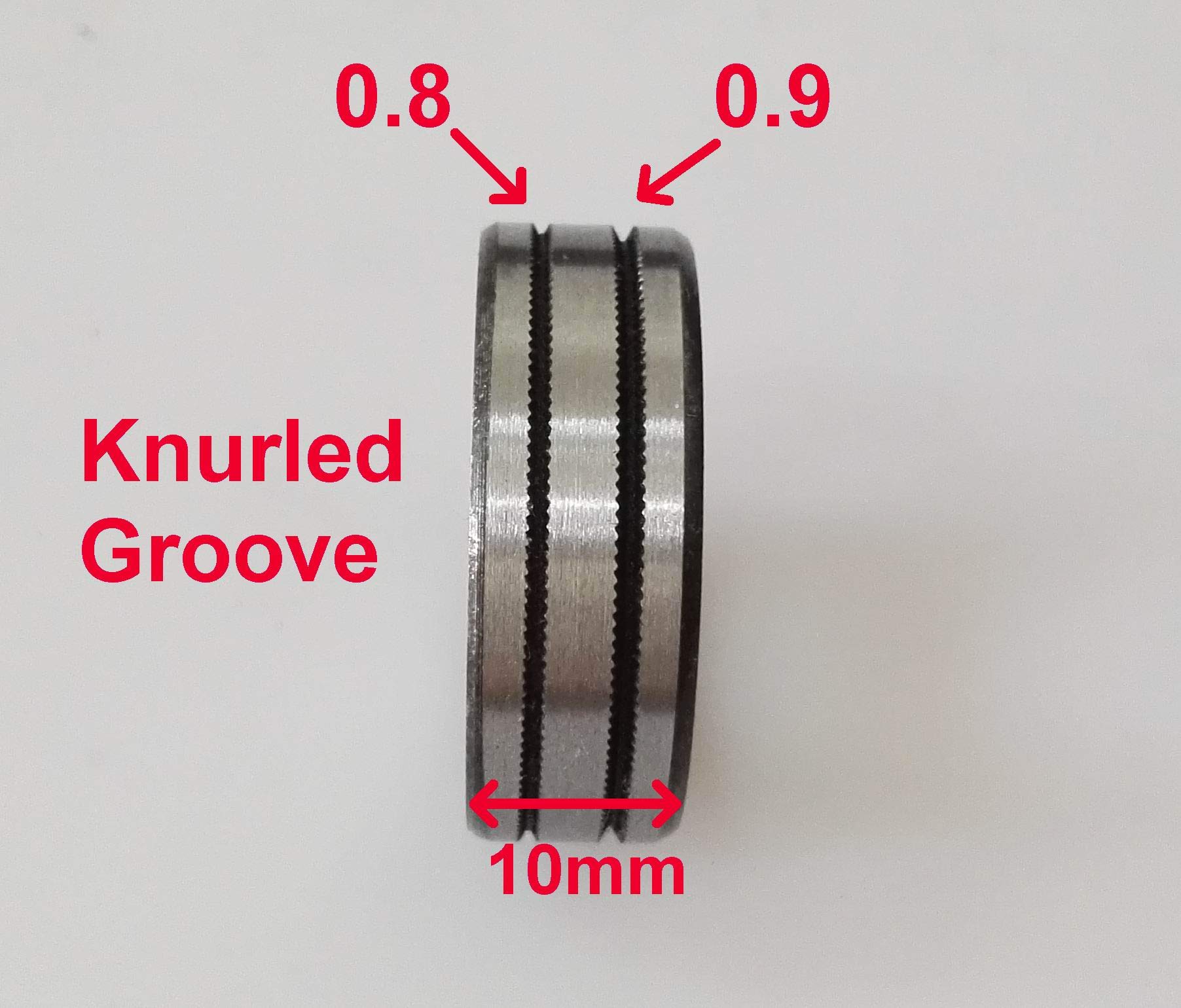 CHNsalescom Mig Welder Wire Feed Drive Roller Roll Parts Diameter OD30mm ID22mm WI10mm (K-Groove .030"-.035")