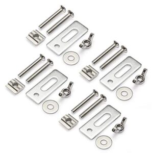 Genmitsu 4PCS T-track Mini Hold Down Clamp Kit, Compatible with 3018-PRO/3018-MX3/3018-PROVer CNC Router Machine