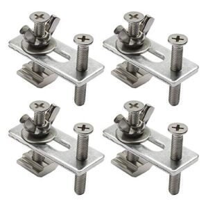 genmitsu 4pcs t-track mini hold down clamp kit, compatible with 3018-pro/3018-mx3/3018-prover cnc router machine