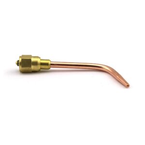 weldingcity acetylene welding brazing nozzle 2-w-j (size 2) with w-j mixer for victor j-series handles