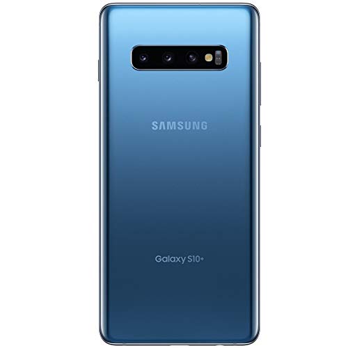 Samsung Galaxy S10+ Plus (128GB, 8GB) 6.4" AMOLED, Snapdragon 855, IP68 Water Resistant, Global 4G LTE (GSM + CDMA) T-Mobile Unlocked (AT&T, Verizon, Sprint, Metro) G975U (Prism Blue) (Renewed)