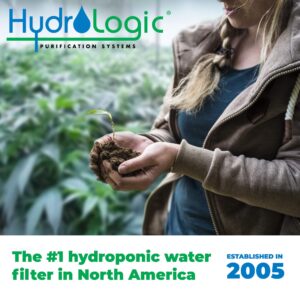 Hydro-Logic Purification Systems HydroLogic Stealth-RO300 Reverse Osmosis Filter System 300 GPD HL 31040 Hydroponic Water Filtration for Gardening