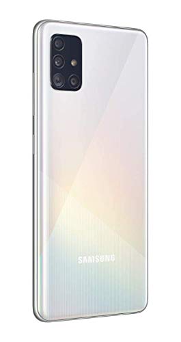 Samsung Galaxy A51 Factory Unlocked Cell Phone | 128GB of Storage | Long Lasting Battery | Single SIM | GSM or CDMA Compatible | US Version | White (Renewed)