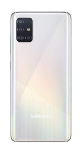 Samsung Galaxy A51 Factory Unlocked Cell Phone | 128GB of Storage | Long Lasting Battery | Single SIM | GSM or CDMA Compatible | US Version | White (Renewed)