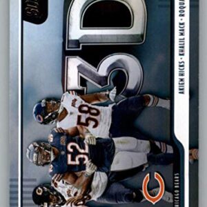 2020 Score 3D #1 Akiem Hicks/Khalil Mack/Roquan Smith Chicago Bears Football Card NM-MT