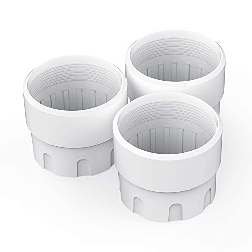 Frizzlife Upgraded Bottom Caps (3 Pack) For SK99 & SP99 Under Sink Water Filter