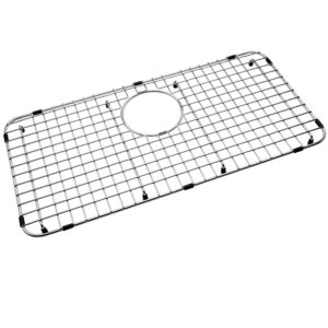 serene valley sink bottom grid 28" x 13-15/16", rear drain with corner radius 2", sink protector ndg2814r