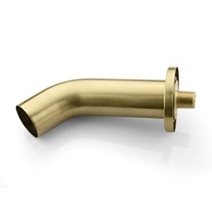 sumerain Pressure Balance Shower and Tub Faucet Set Brushed Gold with Tub Spout, 8" Shower Head, High Flow