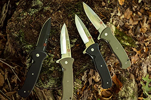 Sunex AMK2202 S.e.r.e. 2020 G-series - Knife S2020 Llsa D2 58hrc Satin 3.6in Trad G10 Black