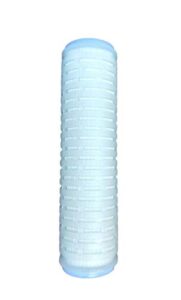 0.2 micron filter cartridge pleated polypropylene, 2-5/8" x 9-7/8", submicron