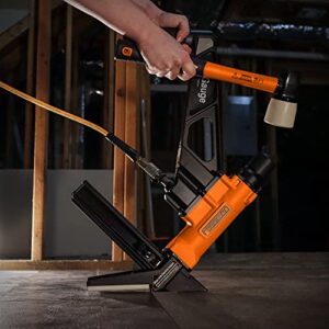 Freeman G2F18GLCN 2nd Generation Pneumatic 18-Gauge 1-3/4" L-Cleat Flooring Nailer with Flooring Mallet, Interchangeable Base Plates, and 1/4" NPT Air Connector