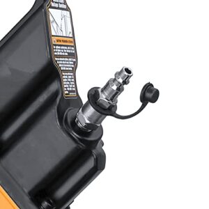 Freeman G2F18GLCN 2nd Generation Pneumatic 18-Gauge 1-3/4" L-Cleat Flooring Nailer with Flooring Mallet, Interchangeable Base Plates, and 1/4" NPT Air Connector