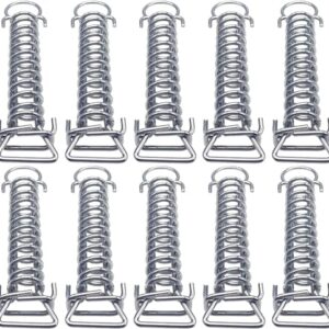 Poolzilla Stainless Steel Springs for Pool Cover - 10 Pack - Universal Fit