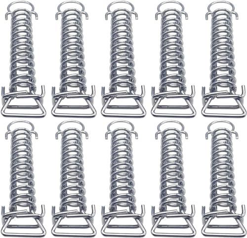 Poolzilla Stainless Steel Springs for Pool Cover - 10 Pack - Universal Fit