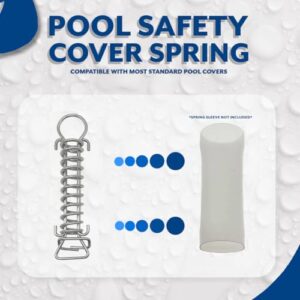 Poolzilla Stainless Steel Springs for Pool Cover - 10 Pack - Universal Fit