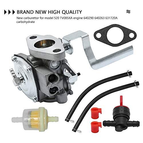 640290 Carburetor Replacement for Tecumseh Carb AV520 TV085XA Engine 640263 631720A Carb for Snow Blower