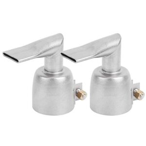 2pcs 20 mm 90 degree angled wide slot weld nozzle for plastic welding nozzle hot air heat gun