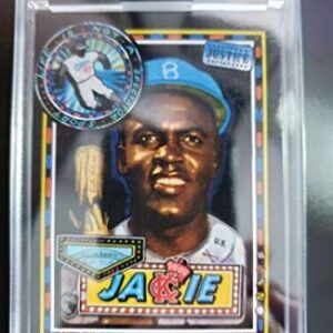 2020 Topps Project 2020 Baseball #114 Jackie Robinson Brooklyn Dodgers by Artist Efdot 1952 Topps Online Exclusive Limited Production