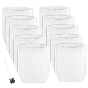 mxzone replacement cloth vacuum filter compatible with makita t-03193, white (10 pack)