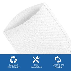 MXZONE Replacement Cloth Vacuum Filter Compatible with Makita T-03193, White (10 Pack)