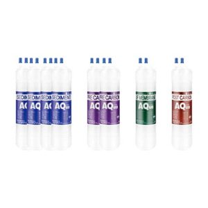 8ea economy replacement water filter 1 year set for sejin aqua : aqua-2k2s/pt-1000s - 10 microns