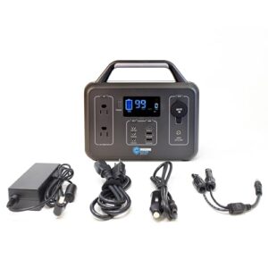 Portable Power Station | Massimo Back up Battery with Built-in AC/DC/USB Outlets | CPAP Power Supply, Solar Generator(Solar Panel Not Included) (300W)