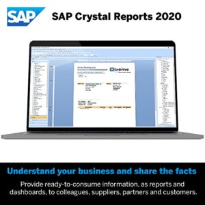 SAP Crystal Reports 2020 Reporting Software [64-Bit] [PC Download]