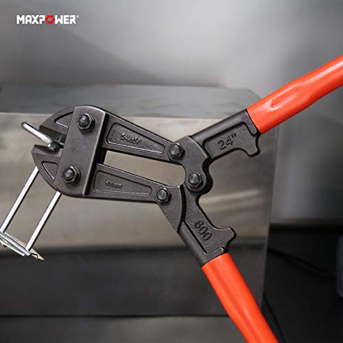 MAXPOWER Bolt Cutter 24 inch, Chrome Molybdenum Steel Blade Heavy Duty Bolt Cutter