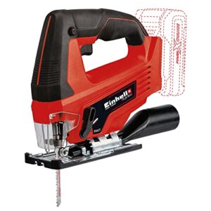 einhell tc-js power x-change 18-volt cordless 2700 spm jig saw, 4/5-inch stroke length, 45° max bevel angle