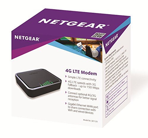 NETGEAR 4G LTE Broadband Modem - Use LTE as primary Internet Connection (LB1120) (Renewed)