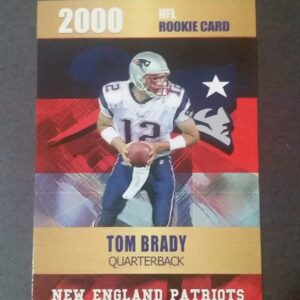 Tom Brady Rookie Card 2000 Rookie Phenoms only 2,000 made New England Patriots