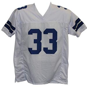 Tony Dorsett Autographed/Signed Pro Style White XL Jersey BAS